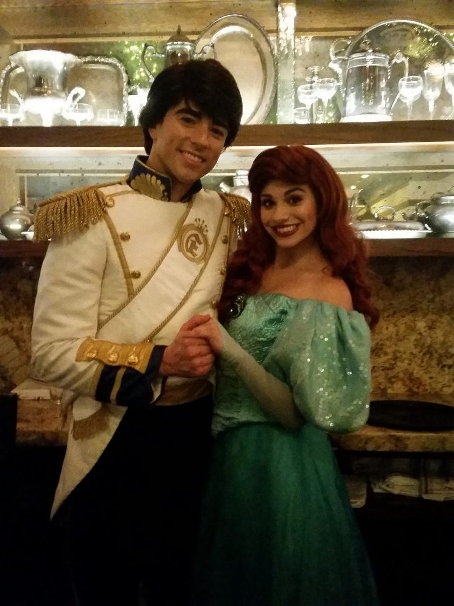 Ariel And Eric At Disney World