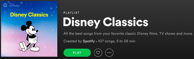 Disney Spotify Playlists - Clubhouse World Adventures, Llc