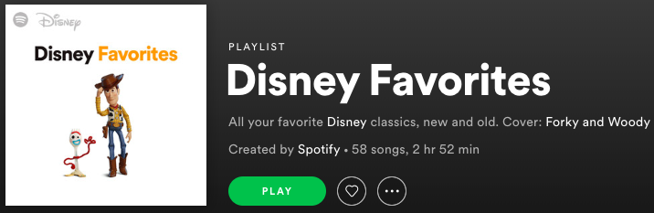 Disney Spotify Playlists - Clubhouse World Adventures, Llc
