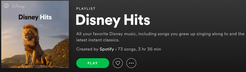 Disney Spotify Playlists - Clubhouse World Adventures, Llc